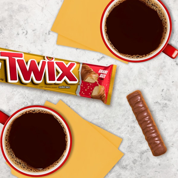 TWIX Caramel Full Size Candy Bar, 1.79oz | Mars