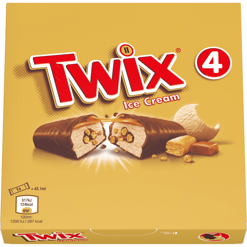 Twix Ice Cream 4x34,2g | TWIX
