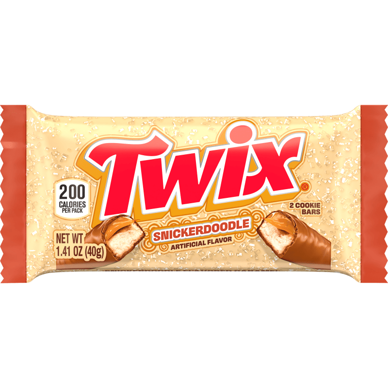 TWIX Snickerdoodle Cookie Chocolate Candy Bars, 1.4 Oz Pack | TWIX