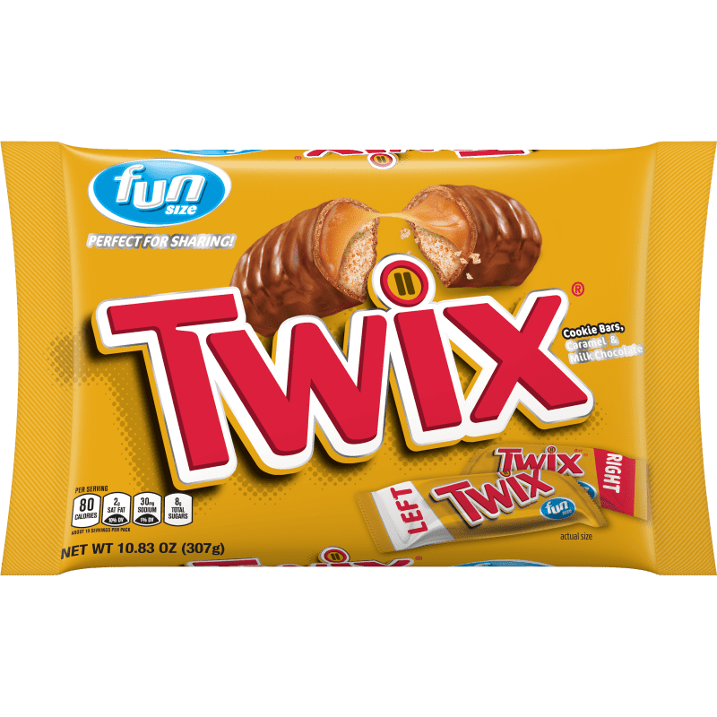 TWIX Caramel Fun Size Candy Bars 10 83oz Bag TWIX